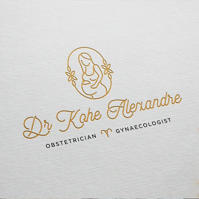 Dr. Kohe Alexandre Logo Design - Elixir Design Dr. Kohe Alexandre Logo Design - Elixir Design